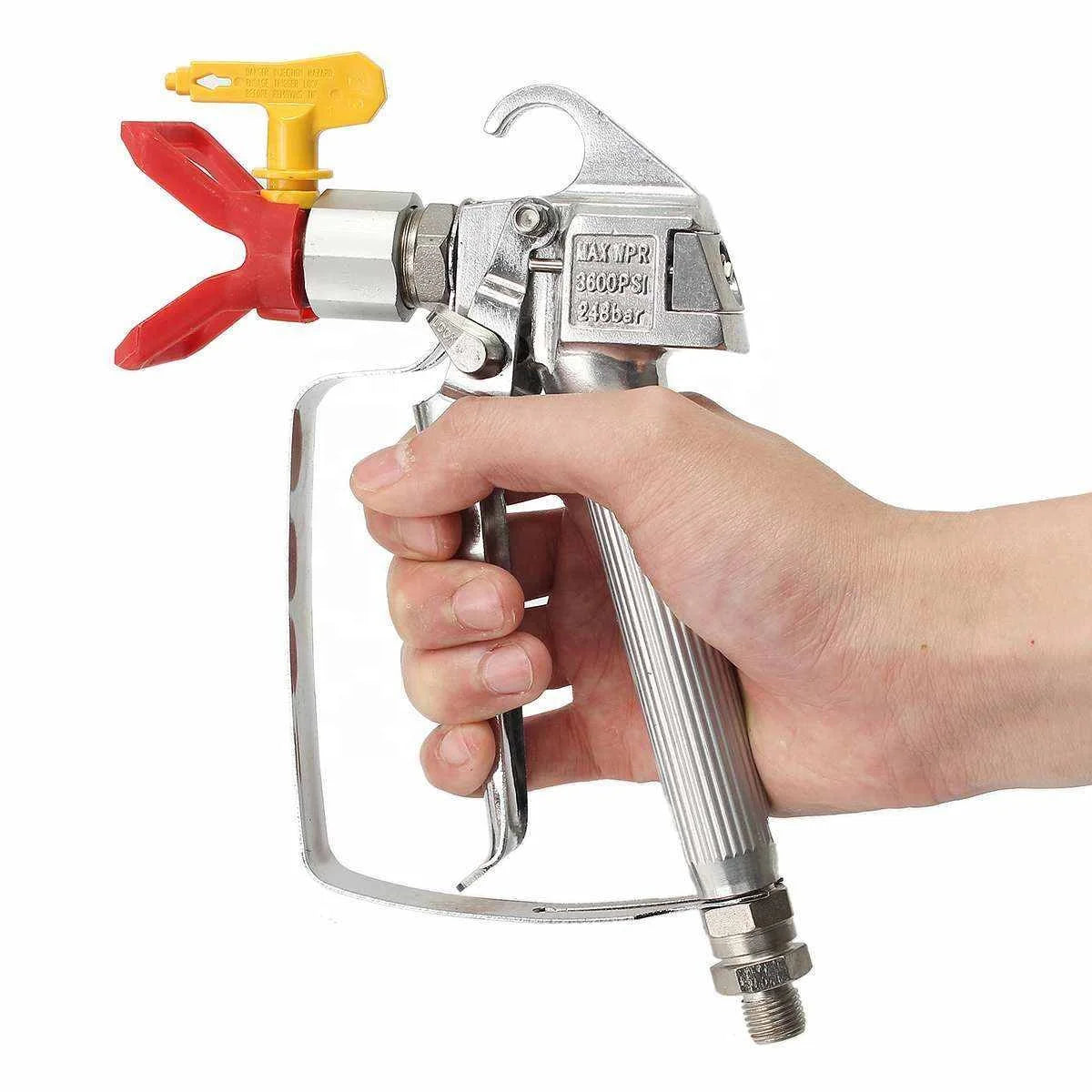 3600PSI Airless Paint Sprayer G u n High Pressure with 517 Yellow Spray ...